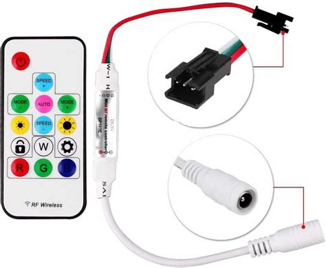 Buy 14 Key Wireless Rgb Led Controller For Addressable Led Strip Online