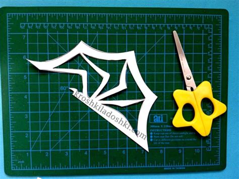Jack Skellington S Paper Spider Snowflake Template Instructions