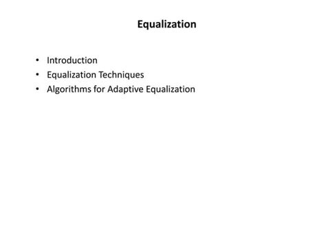 Equalizationpdf