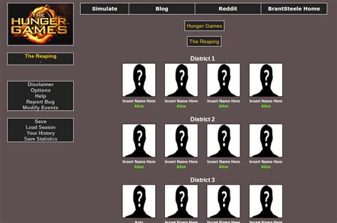 167 Best Hunger Games Simulator Images On Pholder 197 Original Character And Dailygames
