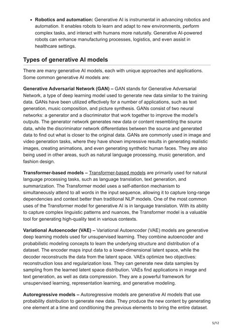 PPT - leewayhertz.com-Understanding generative AI models A comprehensive overview PowerPoint ...