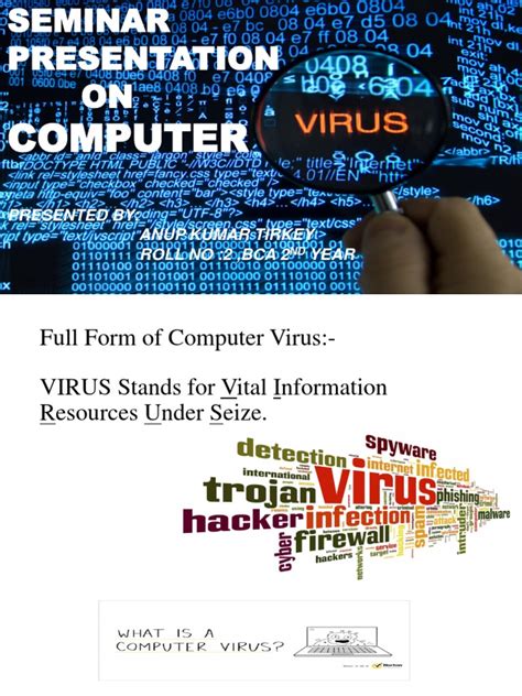 Presentation On Computer Virus Download Free Pdf Computer Virus