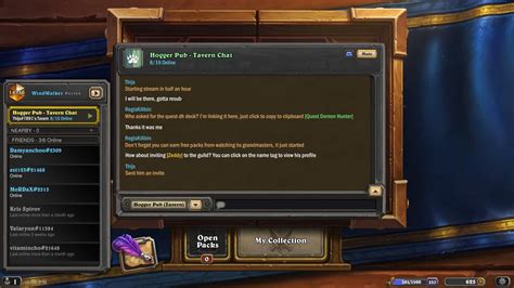 New Fan Made Hearthstone Social System Concept By Wan Windwalker