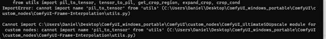 errors · issue 3 · fannovel16 comfyui frame interpolation · github