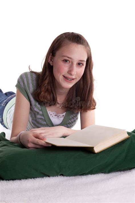 Study Time Stock Image Image Of Read Floor Happy Pillow