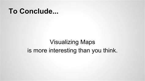 visualizing data using maps ppt