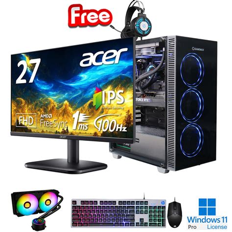 Pc Fullset Gaming Design Amd Ryzen X Ghz Turbo Ghz Cores Threads Mainboard B M