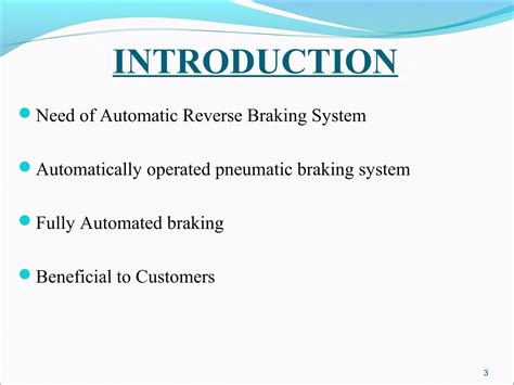Intelligent Braking System Ppt