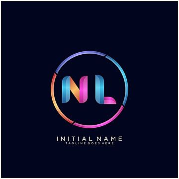 Nl Letter Logo Icon Design Template Elements Letter Template Icon