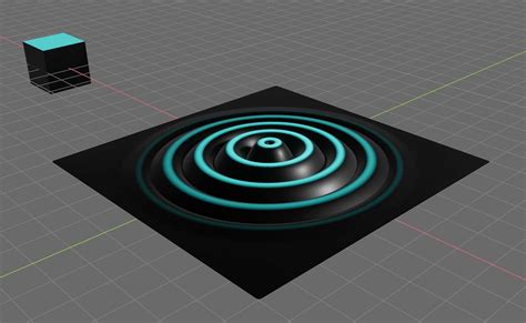 Animation Using A Texture With The Wave Modifier To Highlight Crests