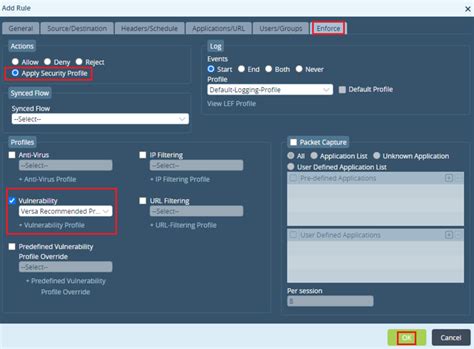 How To Enable And Verify IPS IDS Profile Academy Versa Networks