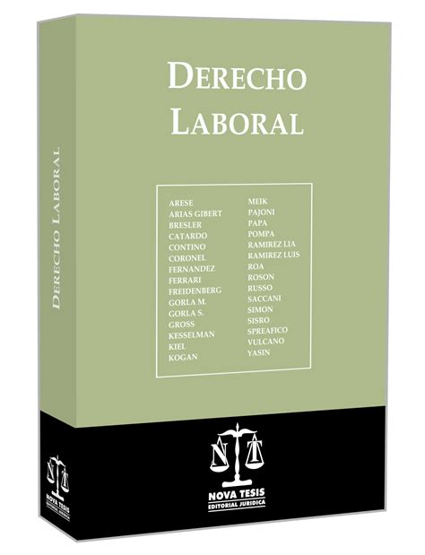 Derecho Laboral 2 Nova Tesis Editorial Jurídica