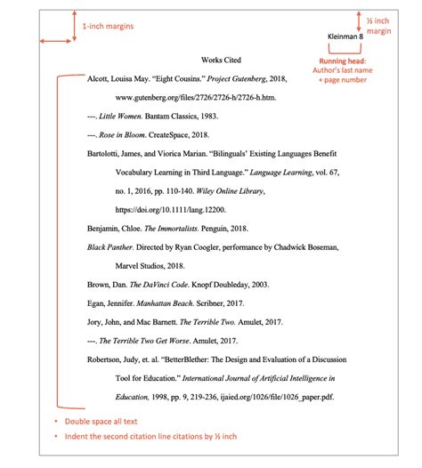 MLA Works Cited Develop An MLA Works Cited Page