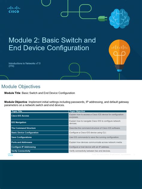 topic 2 basic switch and end device configuration download free pdf