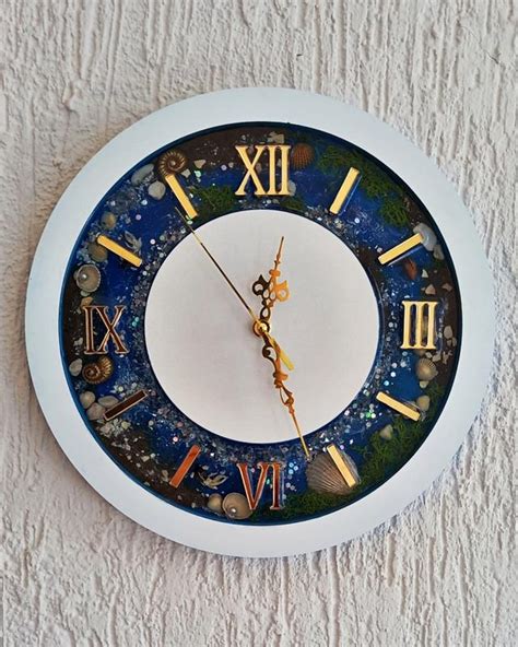 Годинник з епоксидної смоли ️ — ціна 2500 грн у каталозі Годинники Купити товари для дому та
