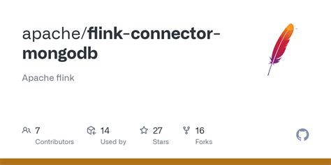 github apache flink connector mongodb apache flink