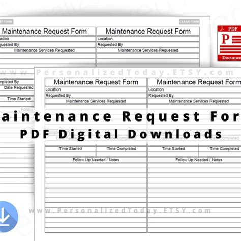 Maintenance Etsy
