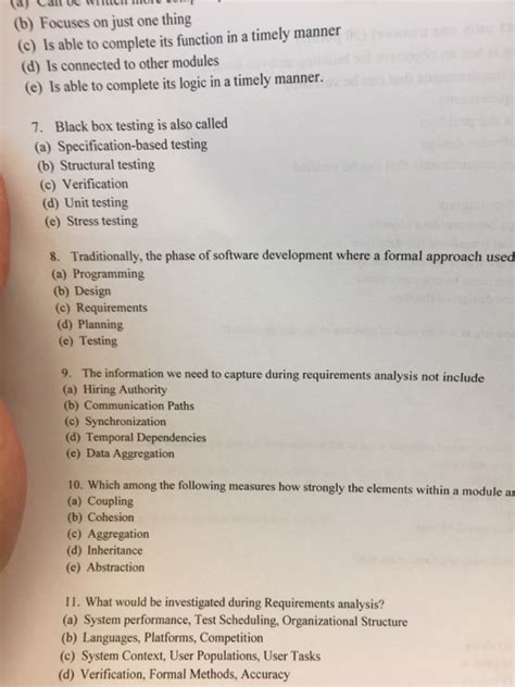 Solved Black Box Testing Is Also Called A