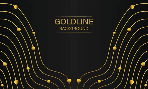 Luxury Abstract Gold Line On Black Background 29760298 Vector Art At