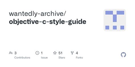 GitHub Wantedly Archive Objective C Style Guide