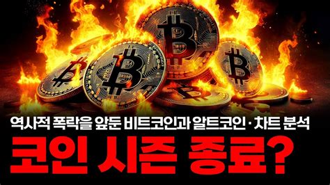 긴급 비트코인 알트코인 경고합니다 기술적 반등 이후 앞으로 이렇게 될 겁니다 Youtube
