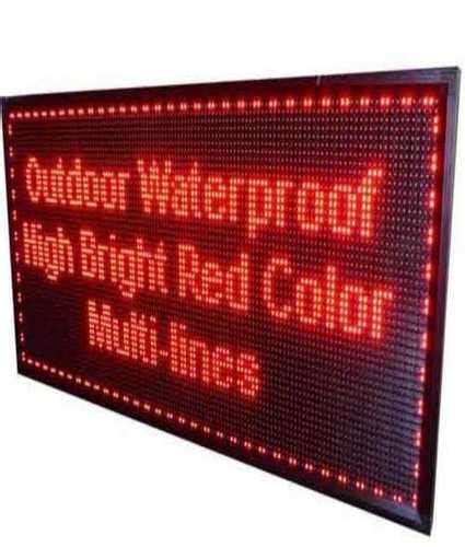 Led Scrolling Display Application Industrial At Best Price In Bengaluru Lotus Ads