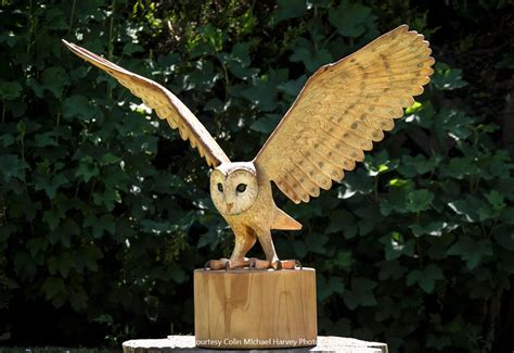 Owls Shaun Gilbert Wood Carvings Sculptures