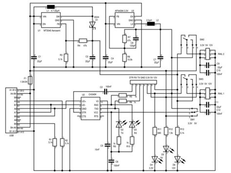 Canaduino Breadboard Power Supply 33v 5v 12v With Usb Ttl Uart