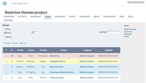 Tip Tuesday The Most Popular Redmine Themes