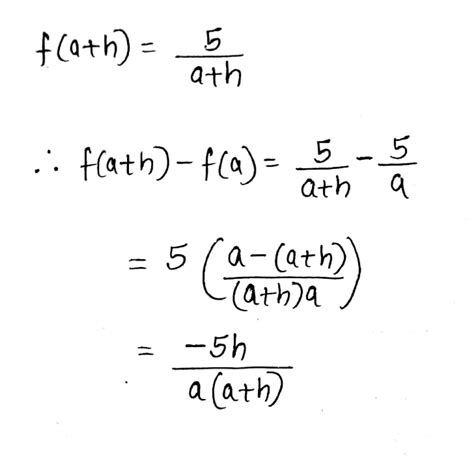 Answered F A H F A 7 Given F X Find Bartleby