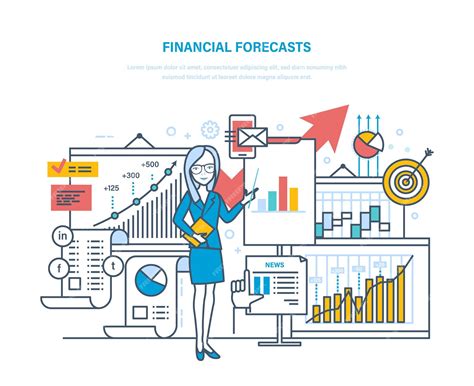 Premium Vector Financial Forecasts Marketing Strategy Financial