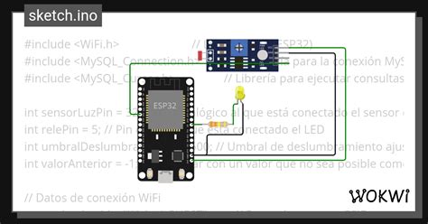 Sensor Luz Evidencia 2 Wokwi Esp32 Stm32 Arduino Simulator