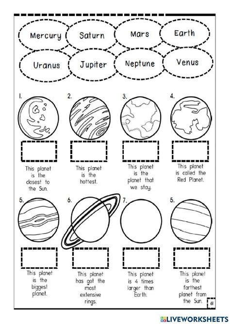 Science Worksheets Solar System Artofit