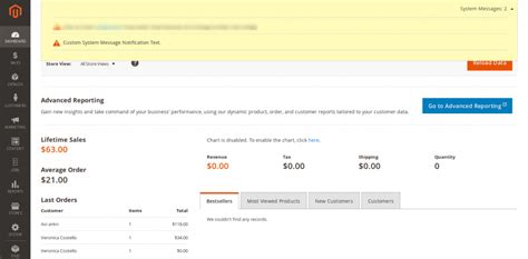 How To Display A Custom Admin System Notification In The Admin Panel