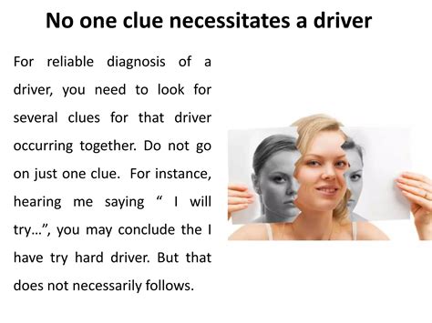 No One Clue Necessitates A Driver Transactional Analysis Pptx