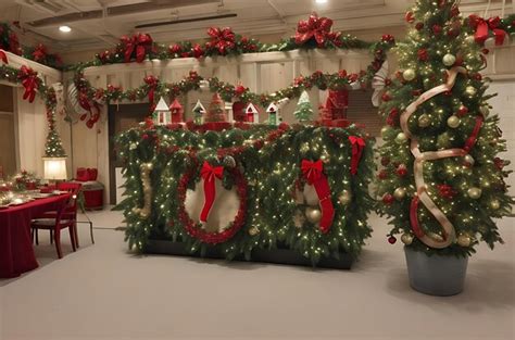 Premium Ai Image Christmas Decorations With Copy Sppace