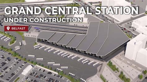 Belfast Grand Central Station Construction Architectural Animation