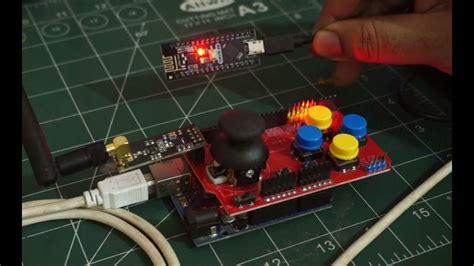 Arduino Uno Based Wireless Joystick Remote Control Youtube
