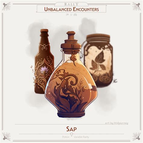 [oc] Magic Item Potion Sap R Dndhomebrew