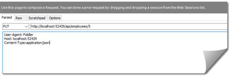 Implementing PUT Method In ASP NET Web API
