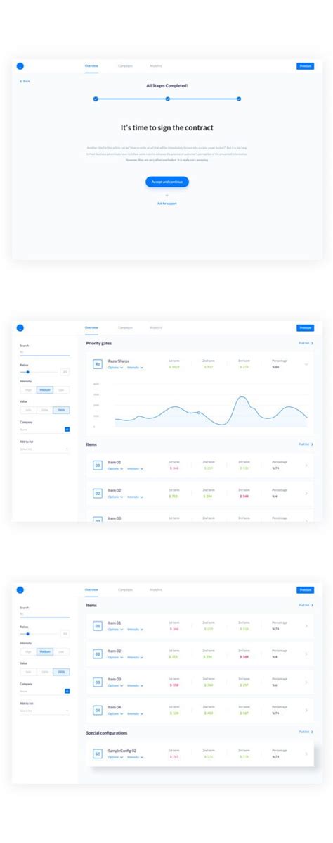 Modern And Clean Dashboard UI Design