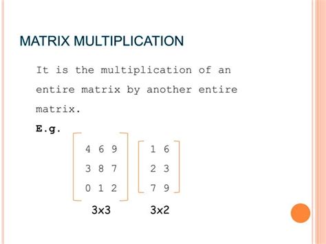 Matrices Discrete Structures Pptx