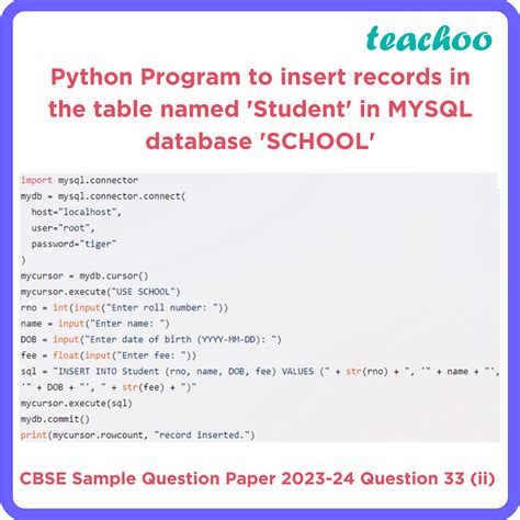 Kabir Wants To Write A Program In Python To Insert The Following