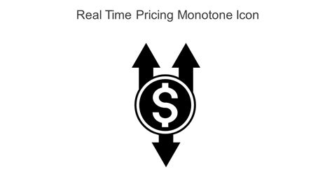 Real Time Pricing Monotone Icon In Powerpoint Pptx Png And Editable Eps Format PPT Presentation