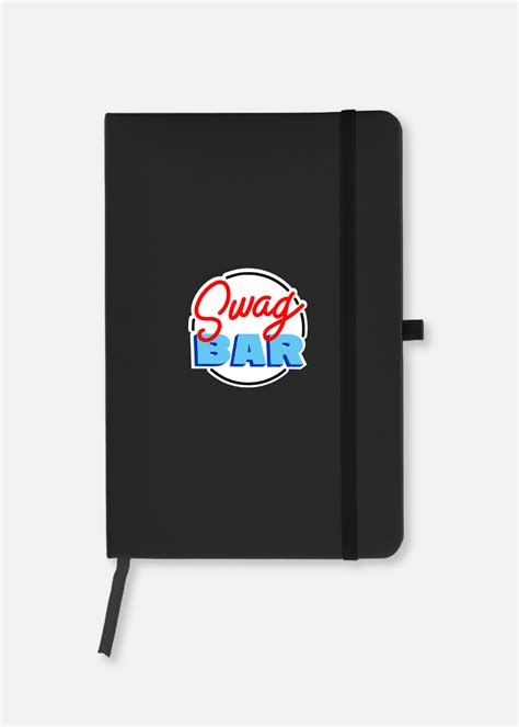 Small Soft Touch Hardback Notebook Swag Bar
