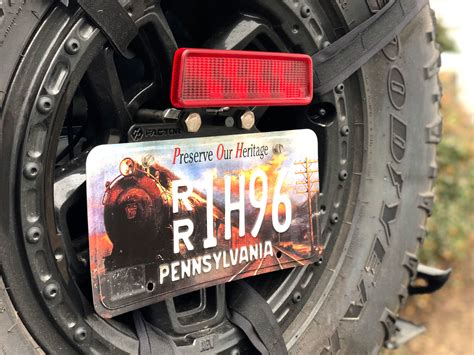 Gp Factor Lpb 1000 Jk License Plate Relocation Kit For 07 18 Jeep
