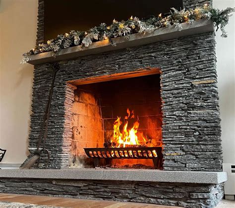Fireplace Cladding Samslate Natural Stone Depot Pvt Ltdsamslate