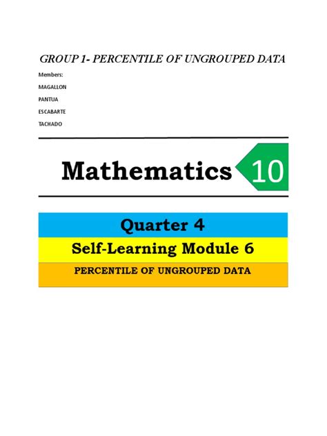 Topic Math Report In Patience Pdf