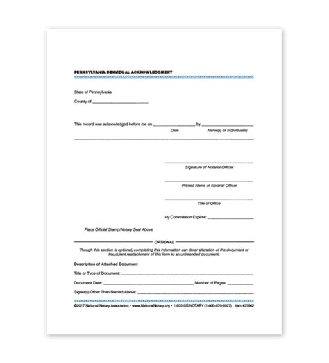Notary Indiana Pa Stamp Jurat Date Blank Stamps Notary Certificate