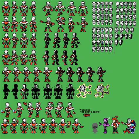 Pixilart Overworld Papyrus Full Sprite Sheet Plus More By Blueboxdude